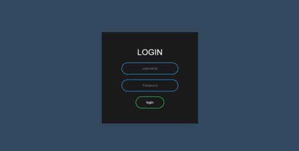 Animated Login Form Using HTML & CSS - Coding With Nick